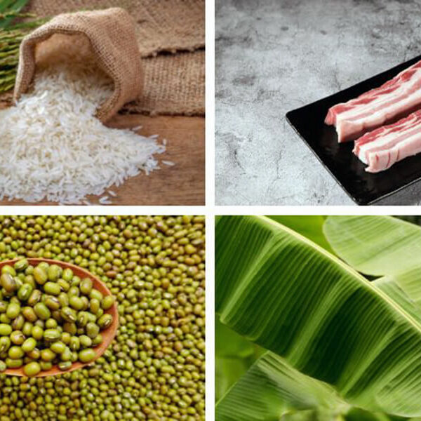 Vietnamese Square Sticky Rice Cake (Bánh Chưng)