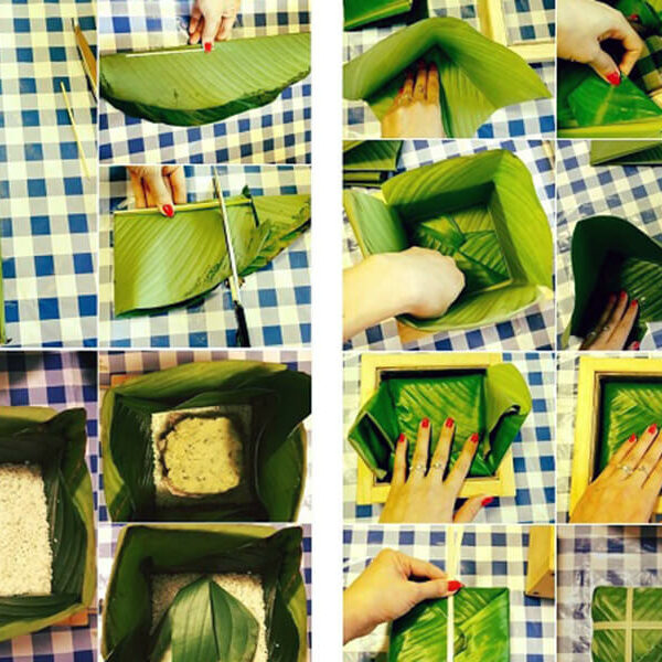 Vietnamese Square Sticky Rice Cake (Bánh Chưng)